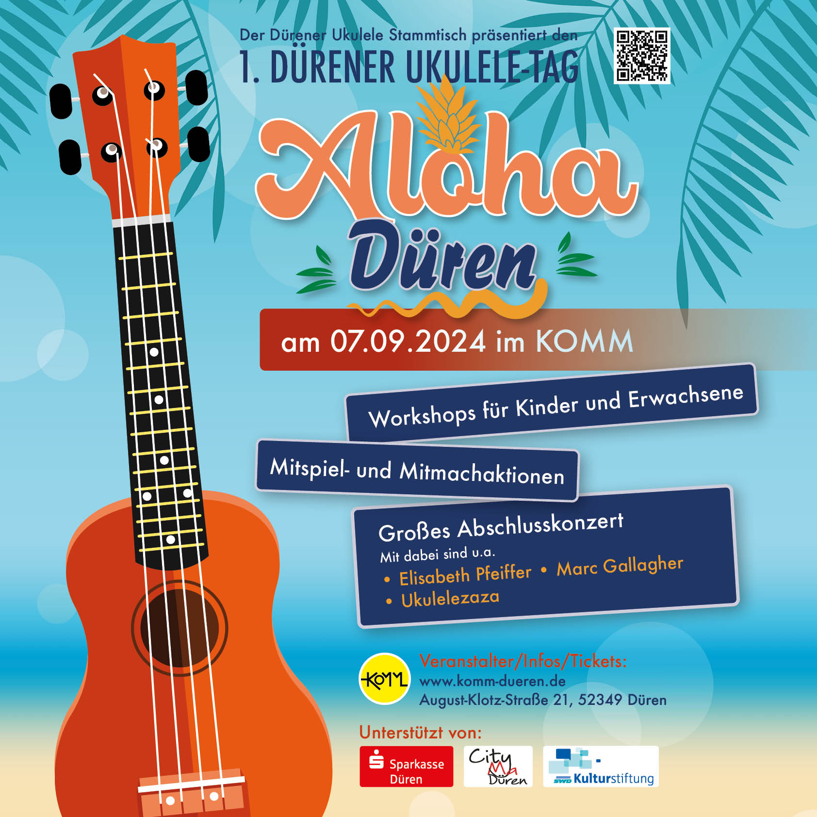 Aloha Düren! - Alle Infos zum Dürener Ukulele-Tag am 7. September 2024 ...
